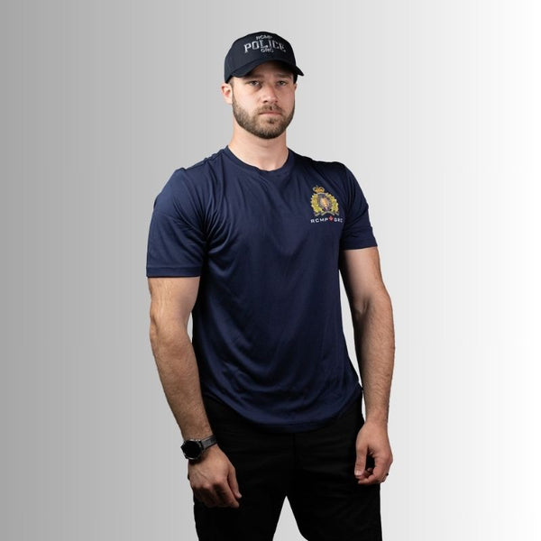 RCMP Men's Athletic Shirt Dark Navy - 911supply