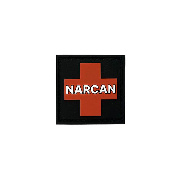 911 Supply Black Narcan PVC Patch - 911supply
